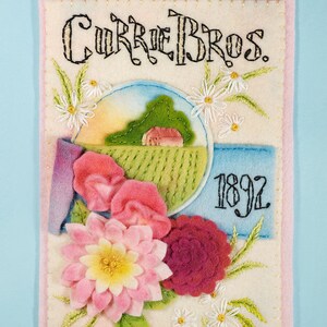 PDF Pattern, Wool Felt Patterns, Seed Packet, Flower Embroidery, Gifts ...