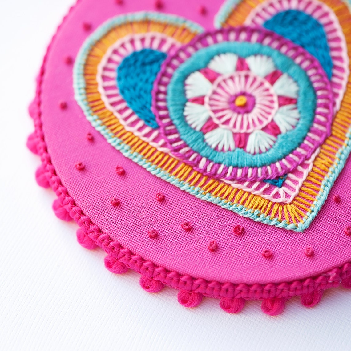 4-inch Heart, Hand Embroidery Pattern, PDF Pattern, Valentine's Day ...