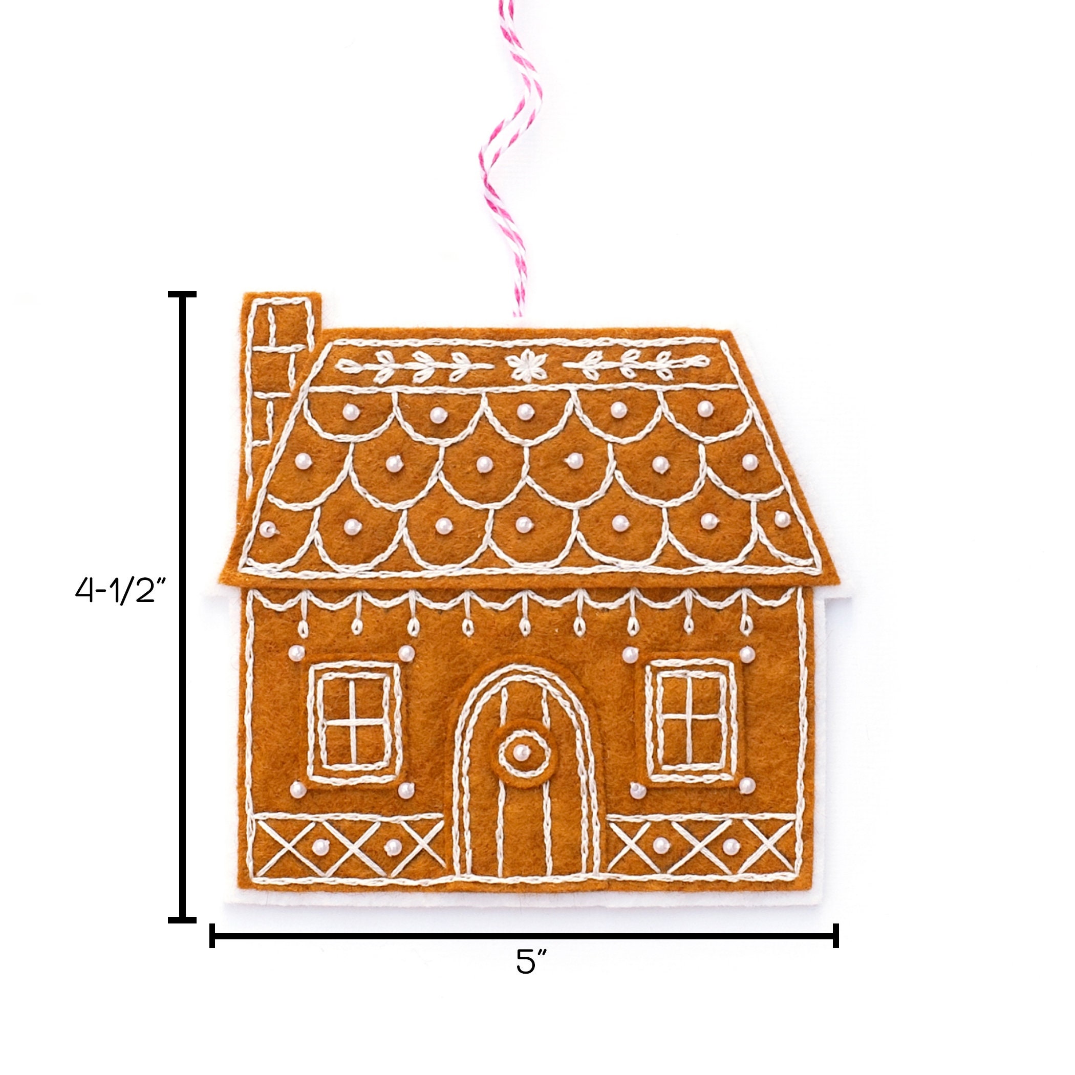 Gingerbread House Ornament Kit DIY Craft Kit Christmas - Etsy