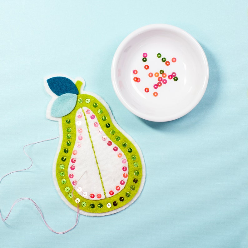 Felt PDF Pattern Partridge and Pear Ornaments Christmas - Etsy