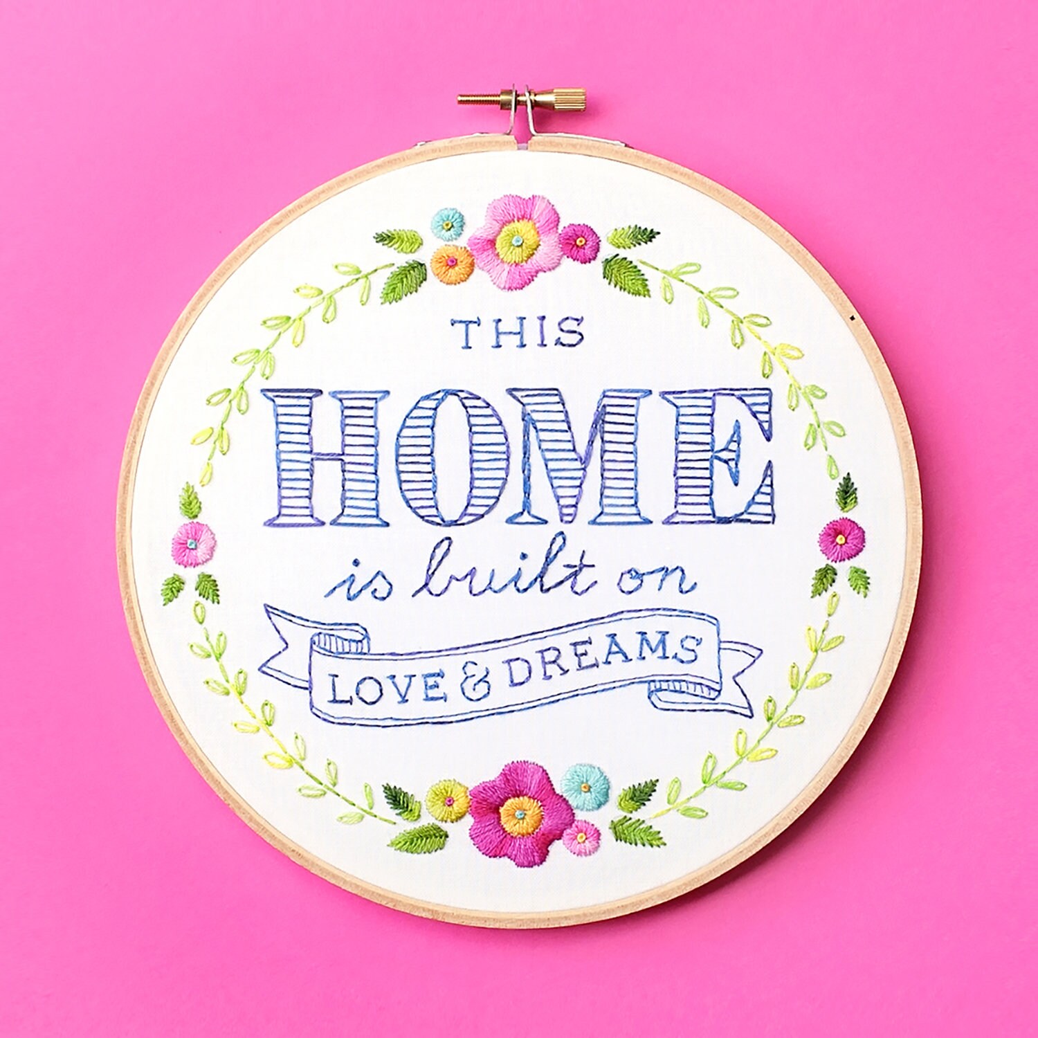 Home Embroidery Pattern, Floral Design, Flower Pattern, PDF Pattern ...