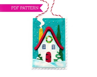 Felt House Pattern - Etsy