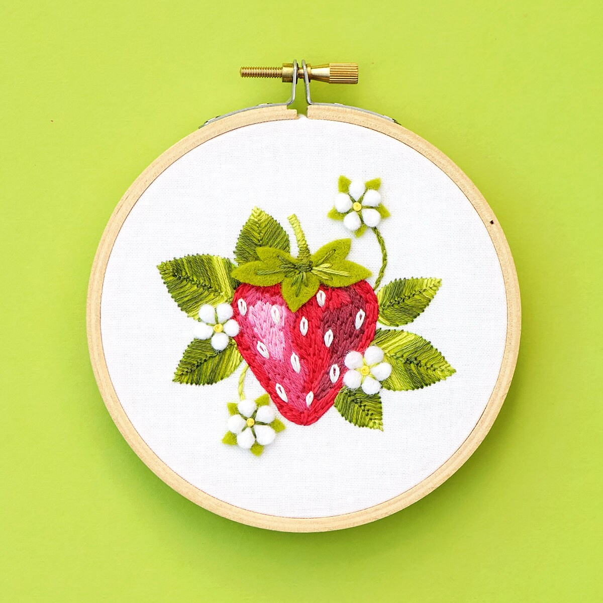 Embroidery Pattern PDF Strawberry Pattern Hand Embroidery - Etsy