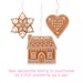 Gingerbread House Felt PDF Pattern, Gingerbread Ornament, Christmas ...