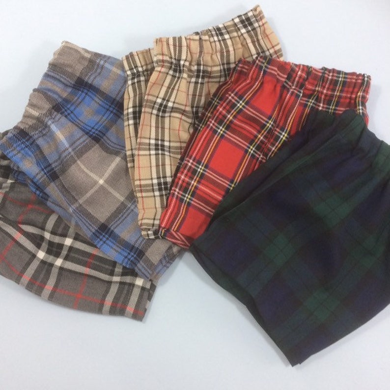 Tartan Shorts. - Etsy