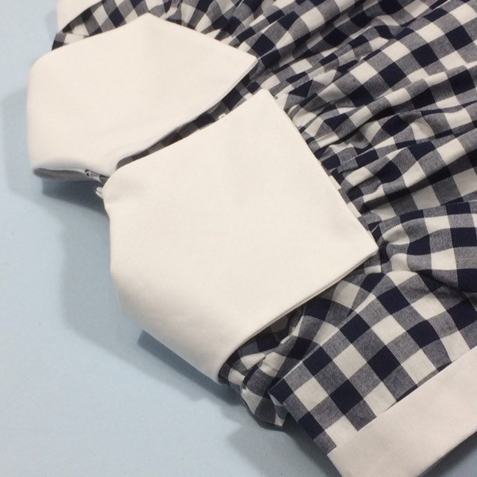 Navy Gingham Romper. - Etsy