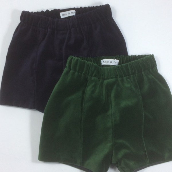 Black Velvet Shorts - Etsy