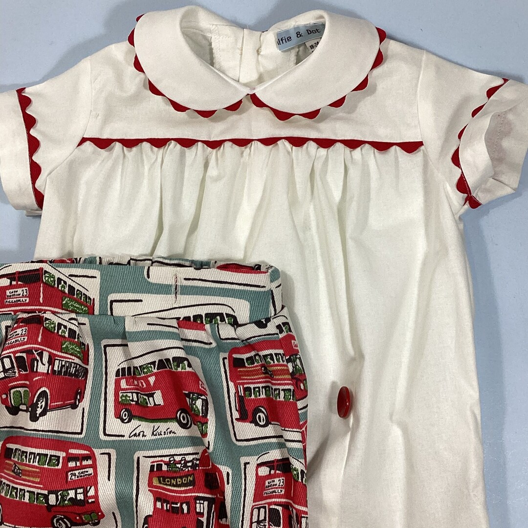 Boys London Bus Outfit. - Etsy