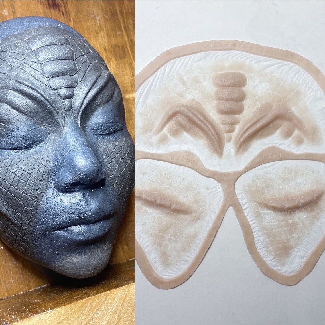 Snake Face Set Prosthetics - Etsy
