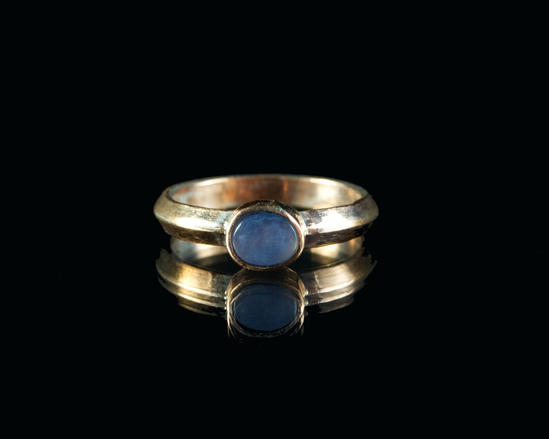Ellensburg Blue Chalcedony Shibuichi Ring: Washington State Ellensburg ...