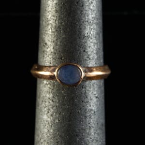 Ellensburg Blue Chalcedony Shibuichi Ring: Washington State Ellensburg ...