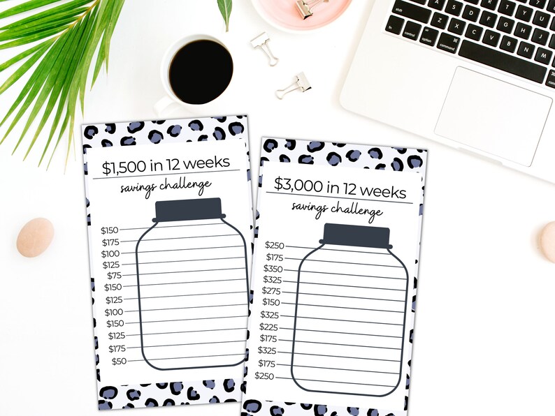 Cash Stuffing Inserts for Envelopes | Savings Challenge Bundle ...