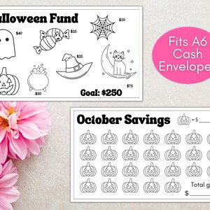 October Savings Challenge | Halloween Savings Challenge | Seasonal Cash ...