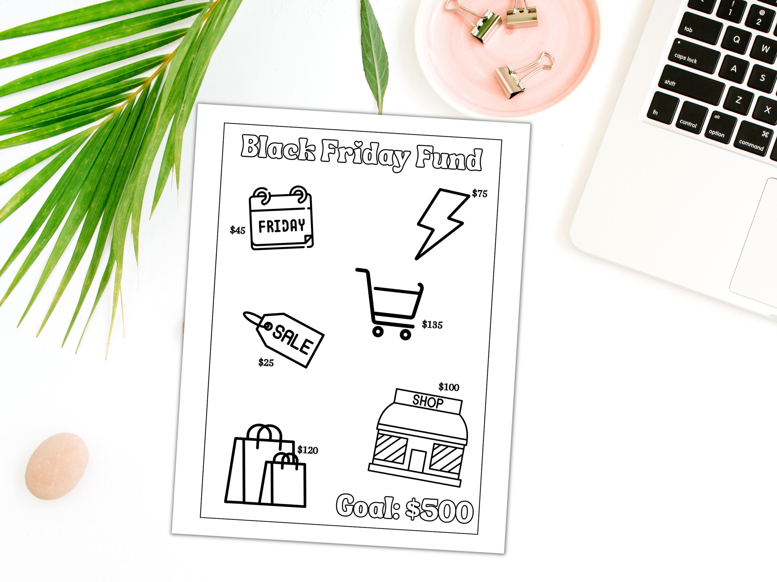 Holiday Saving Challenge 2024 Savings Challenge Coloring Page ...