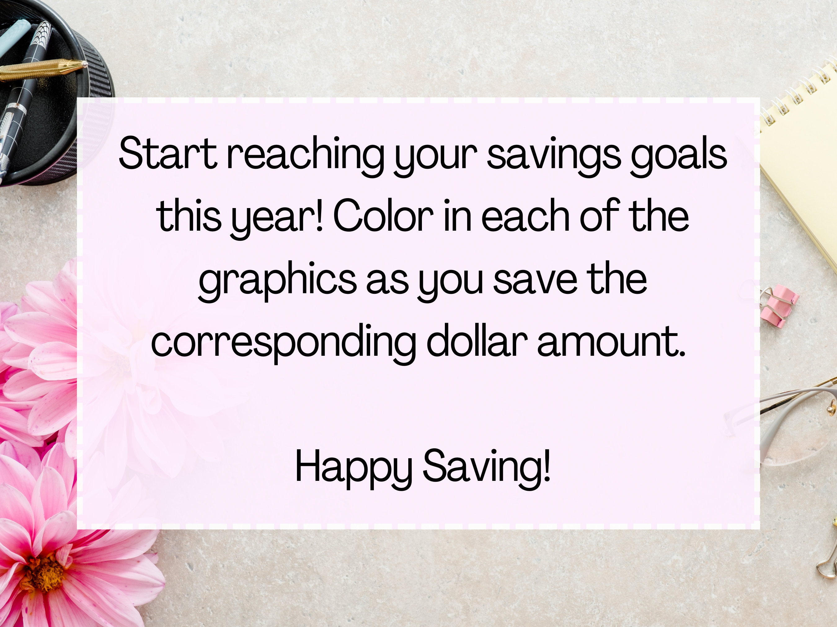 Valentines Day Savings Challenge Mini Seasonal Savings Tracker February ...