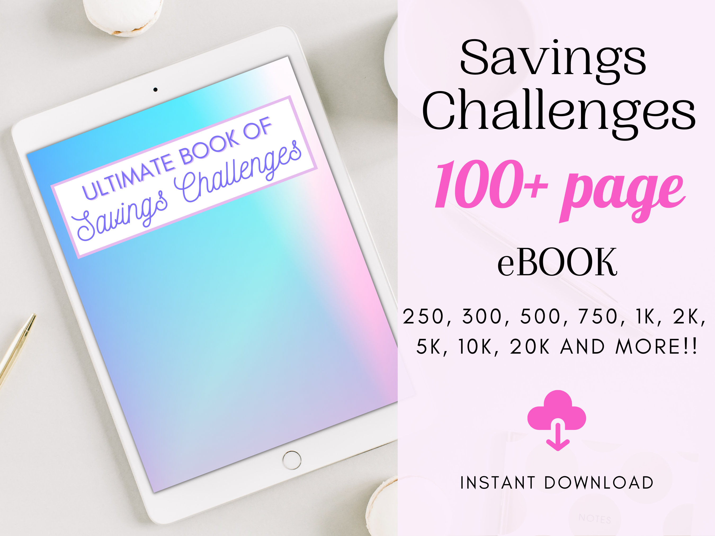 Savings Challenge Book Savings Challenge Bundle Ebook Money Saving ...