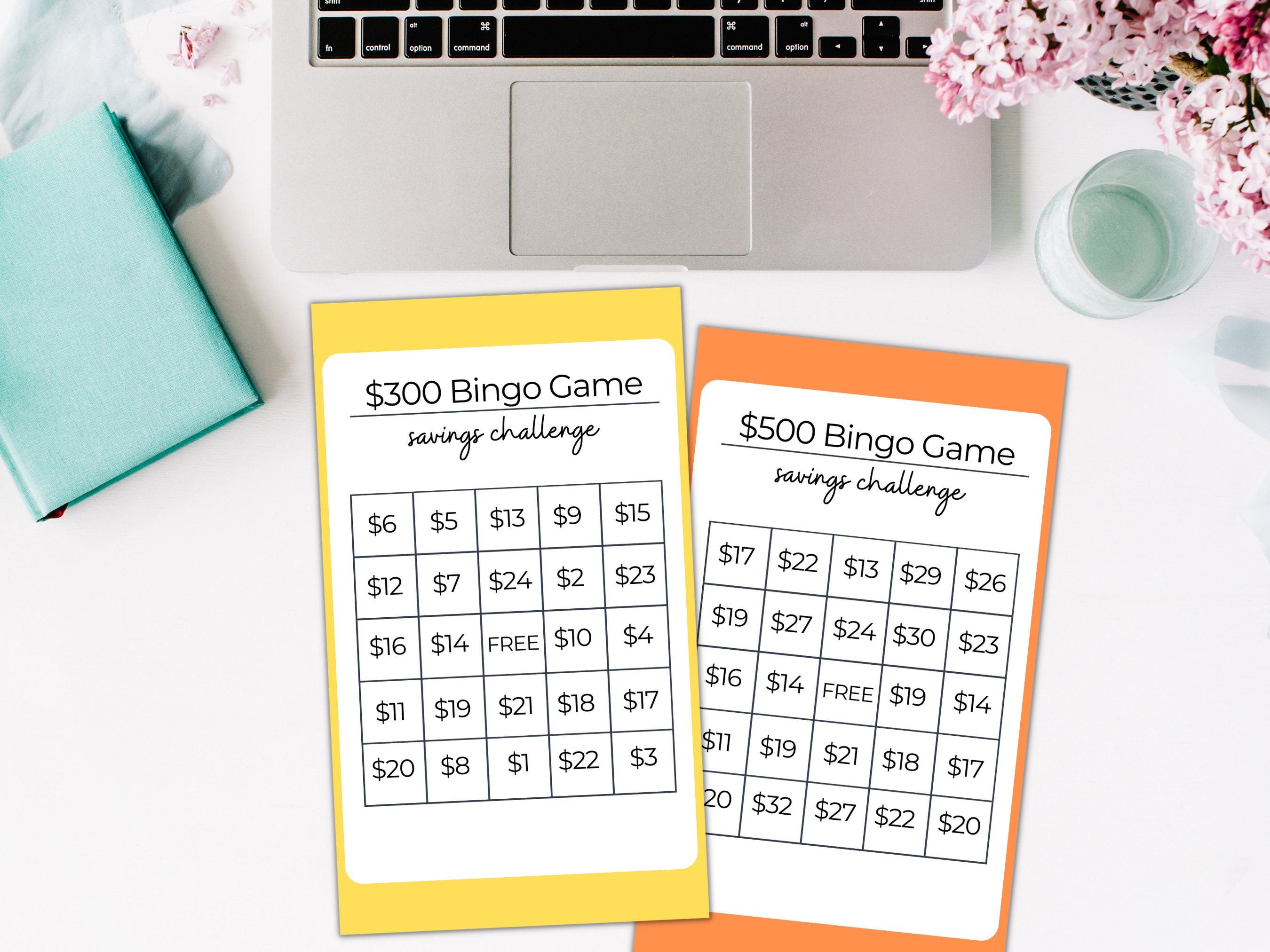 Mini Savings Challenge Bundle Savings Tracker Games Fit A6 Budget ...