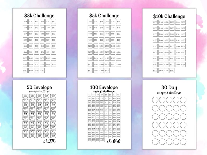 Savings Challenge Book 2023 Goals Year Saving Challenges - Etsy