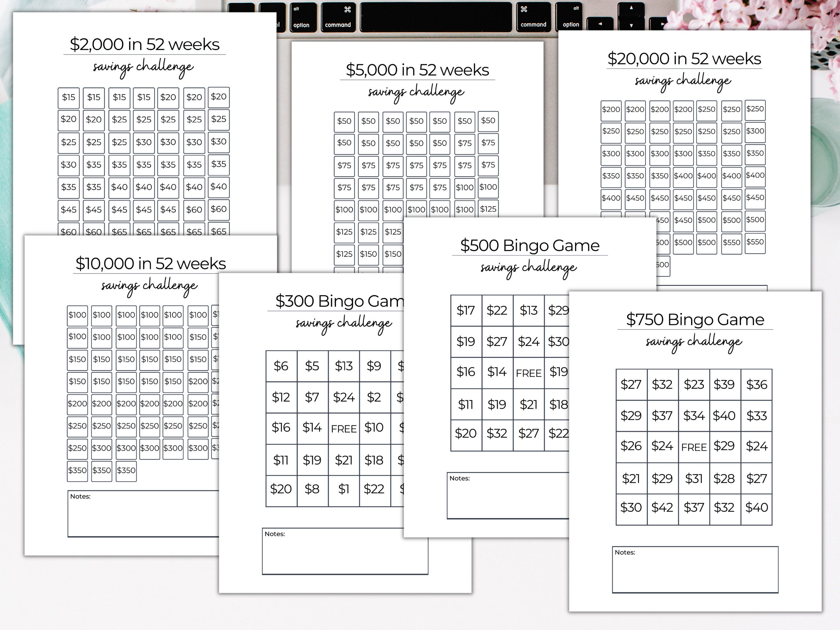 Ultimate Savings Challenge Book Savings Challenge Bundle Savings ...