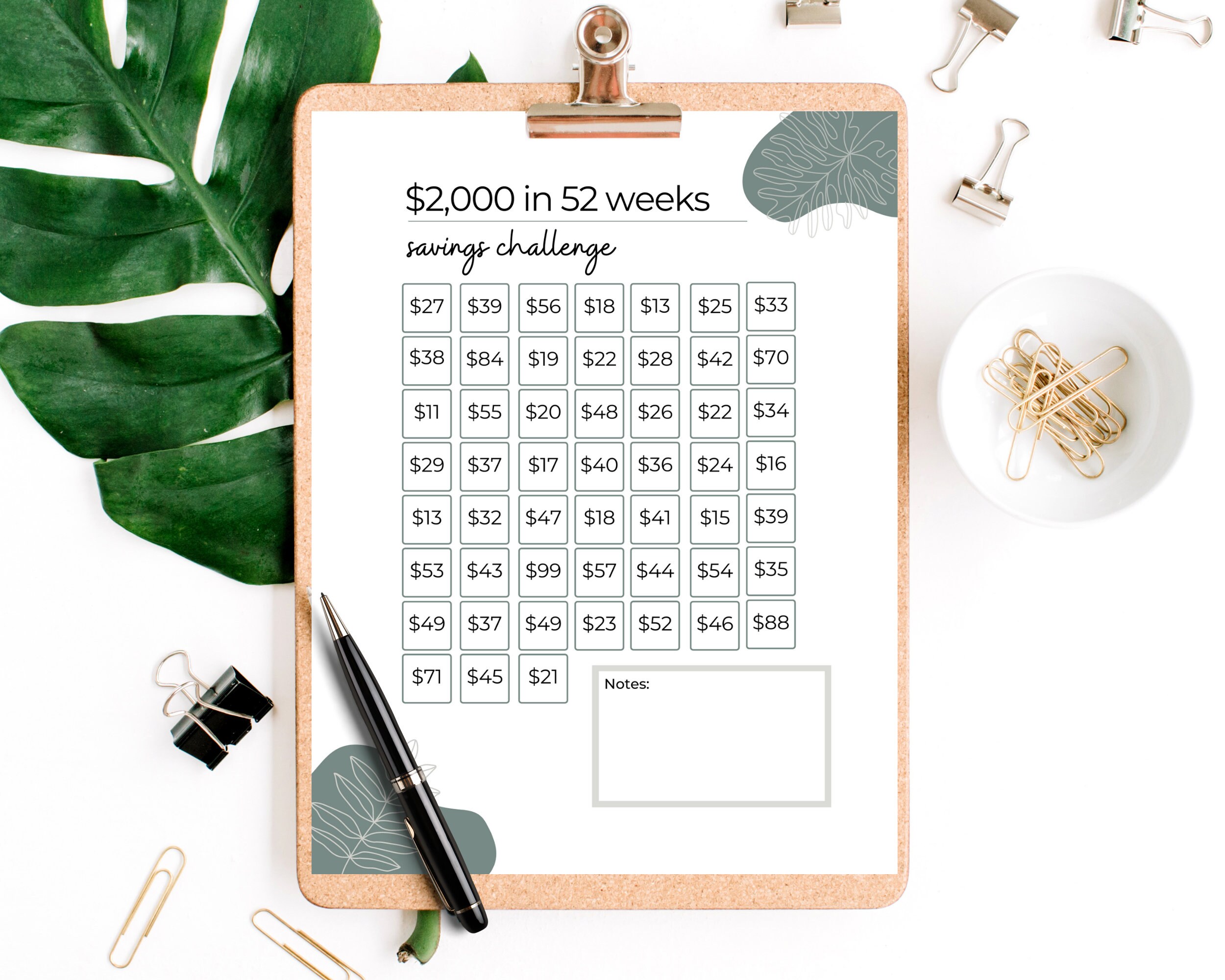 Mini Savings Challenge | 52 Week Challenge | Christmas Savings ...