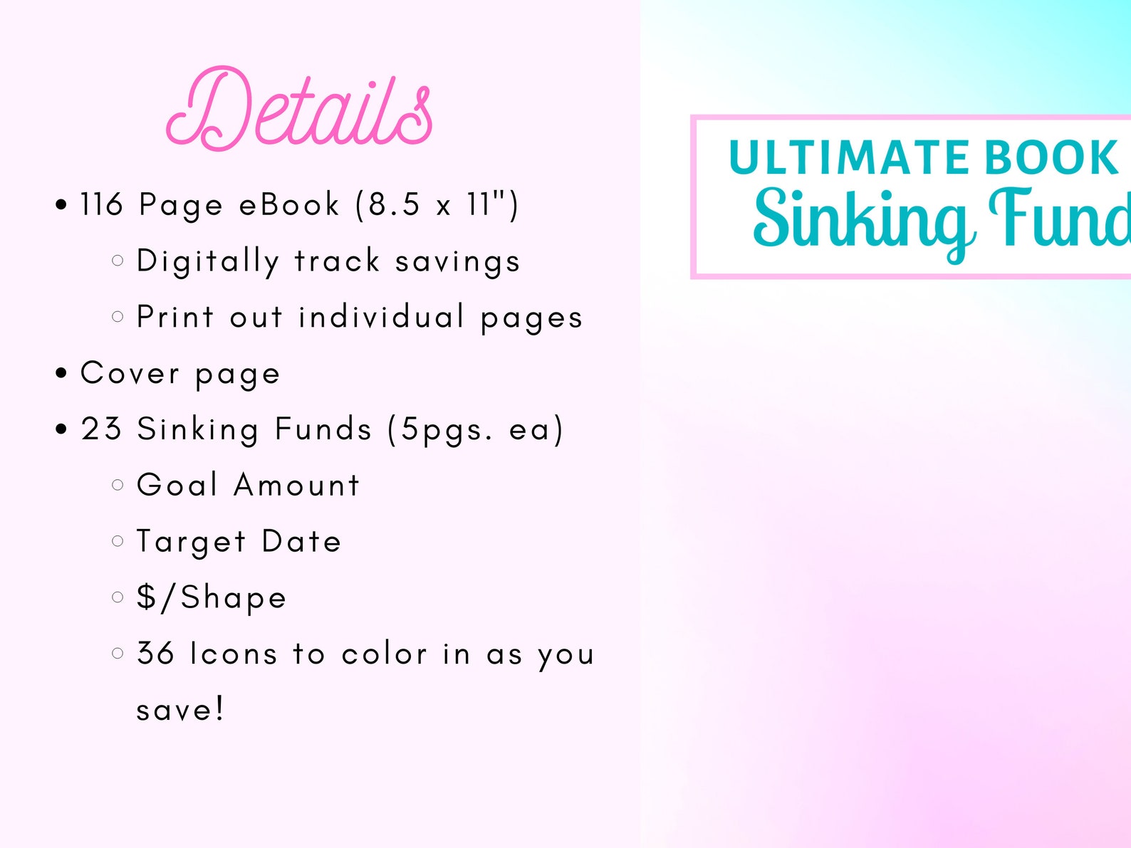 Ultimate Savings Challenge Book Savings Challenge Bundle Savings ...