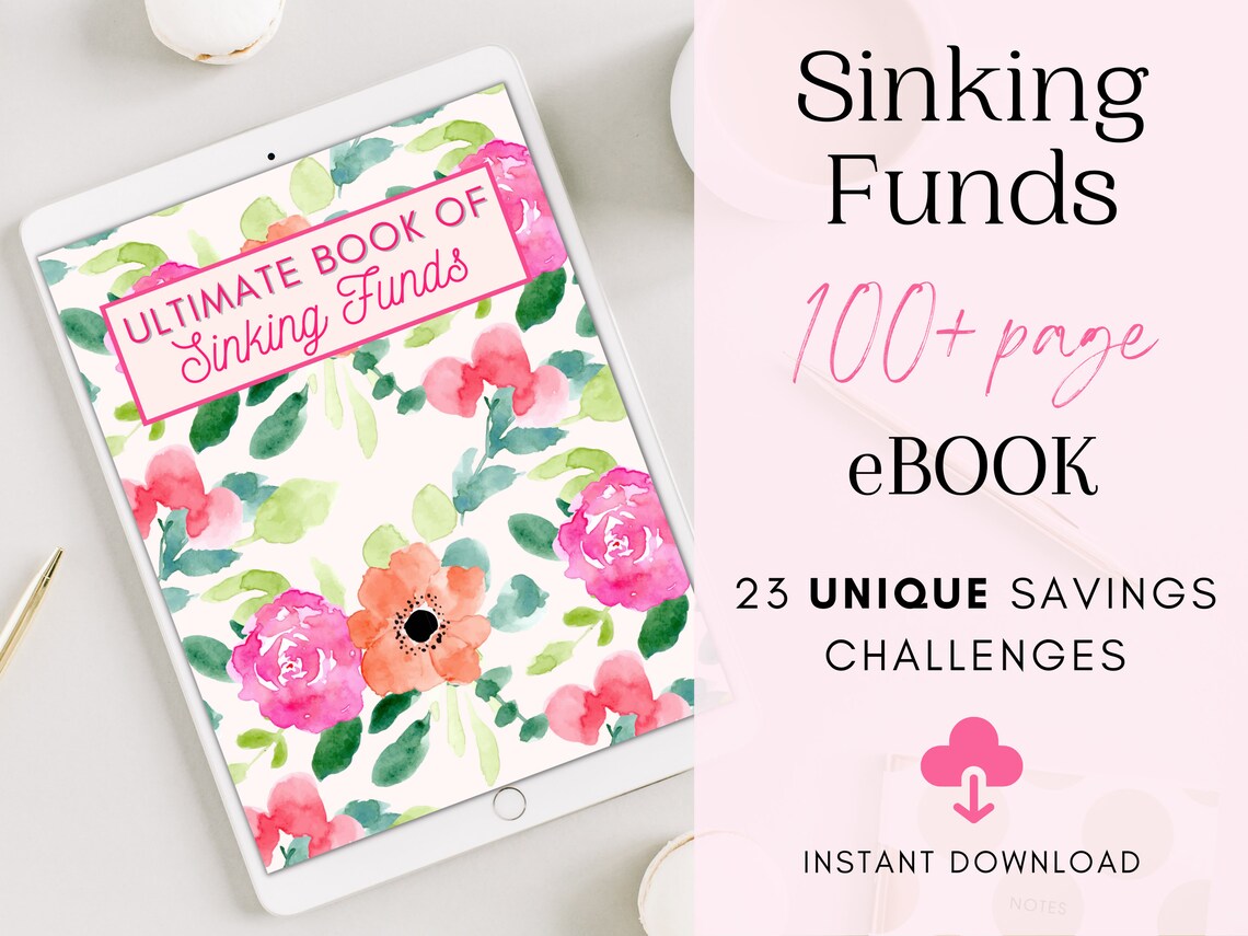 Sinking Funds Tracker Savings Challenge Ebook Personal - Etsy
