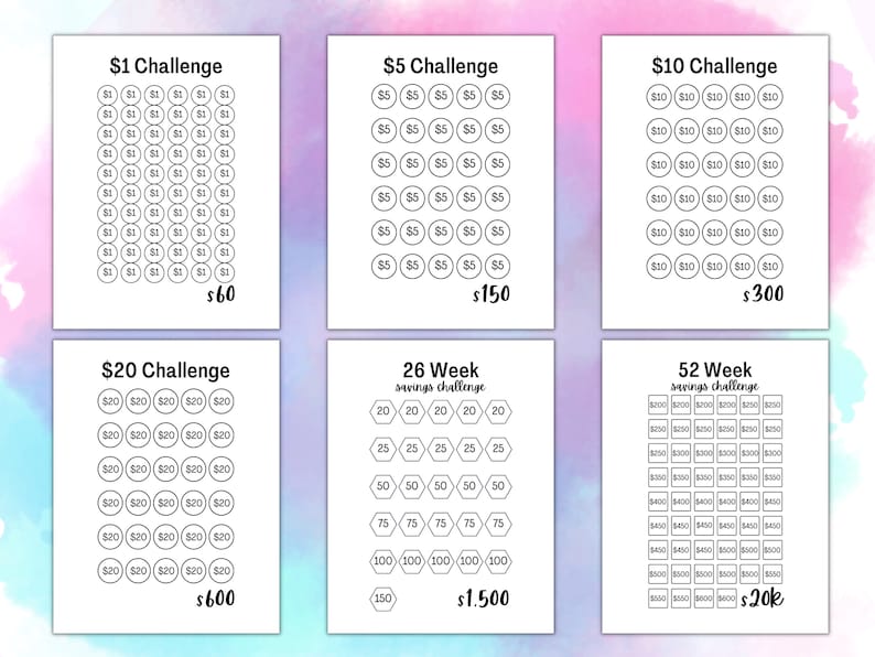 Savings Challenge Book 2023 Goals Year Saving Challenges - Etsy