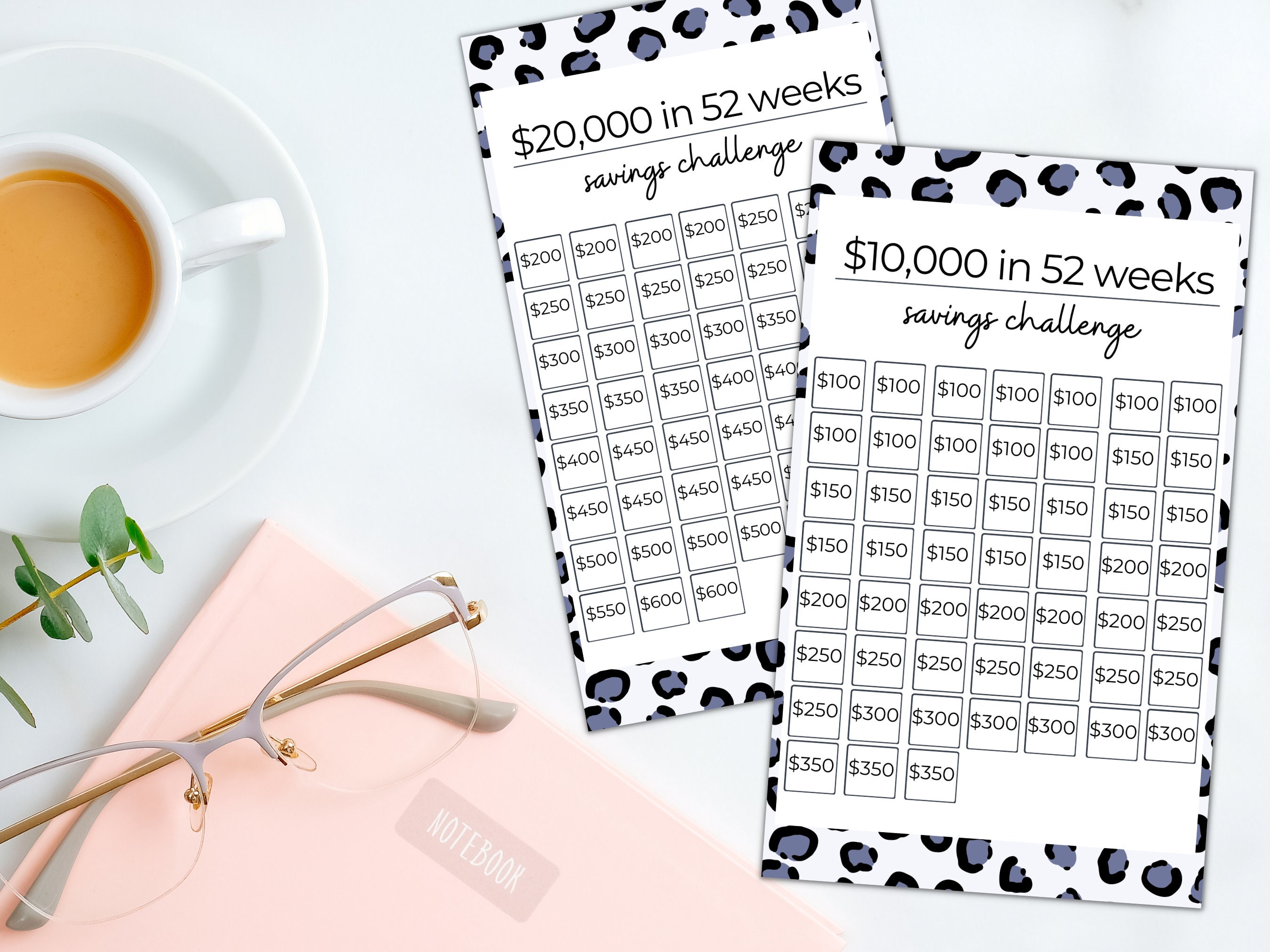 Cash Stuffing Inserts for Envelopes Savings Challenge Bundle Savings ...