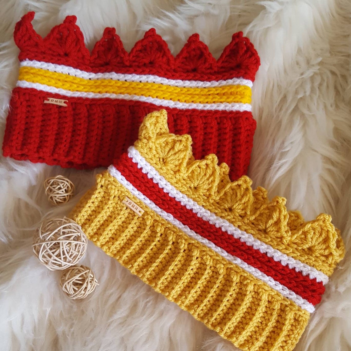 Crochet Crown/Crown Headband/Ear Warmer/Head Wrap/Ski | Etsy