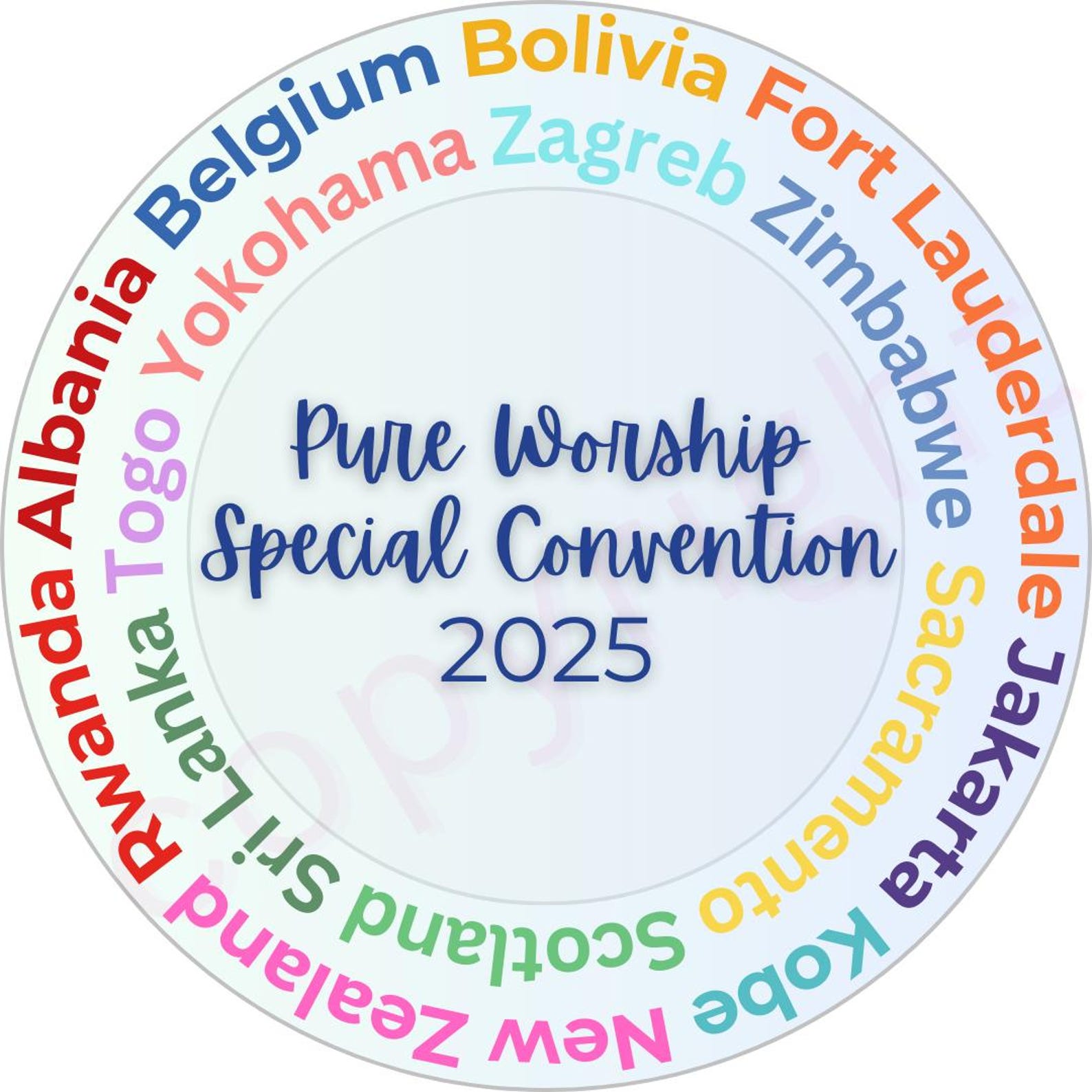 JW Kigali Rwanda Special Convention 2025 2for1 Digital Design - Etsy