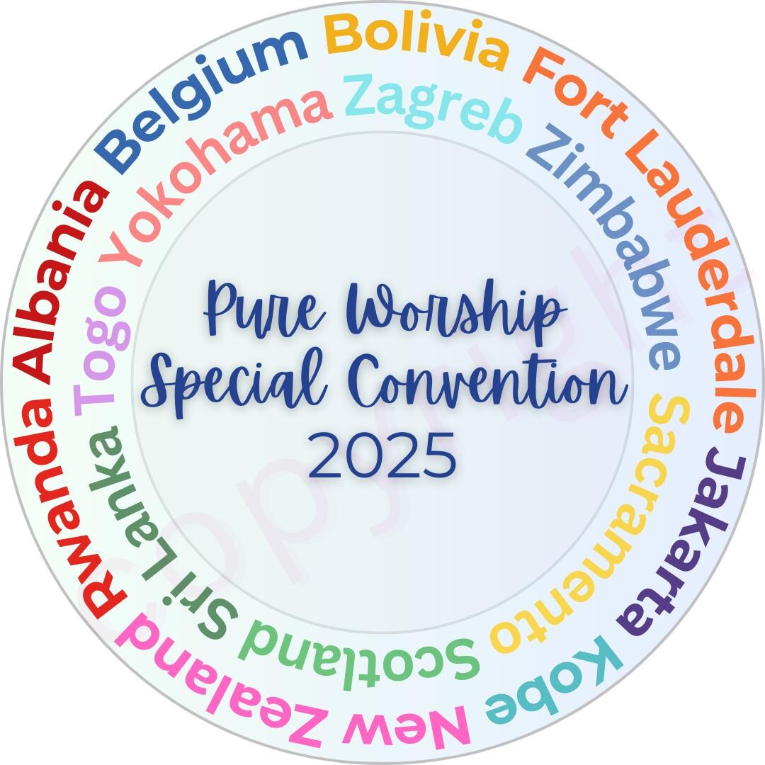 JW Pure Worship 2025 Special Convention Design - Etsy