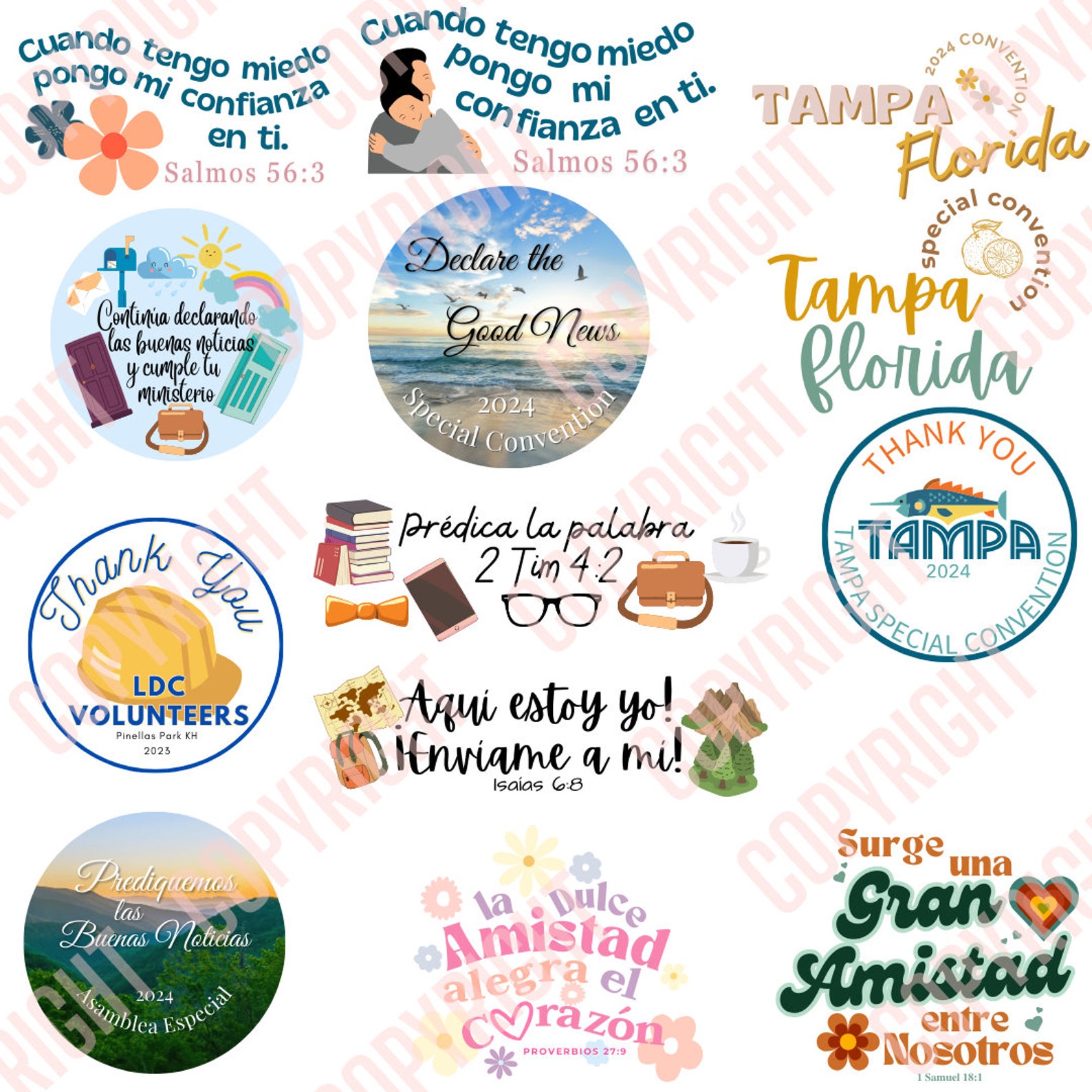 JW Stickers Pioneer Gifts Friendship Bible Quotes De Amistad Regalos ...