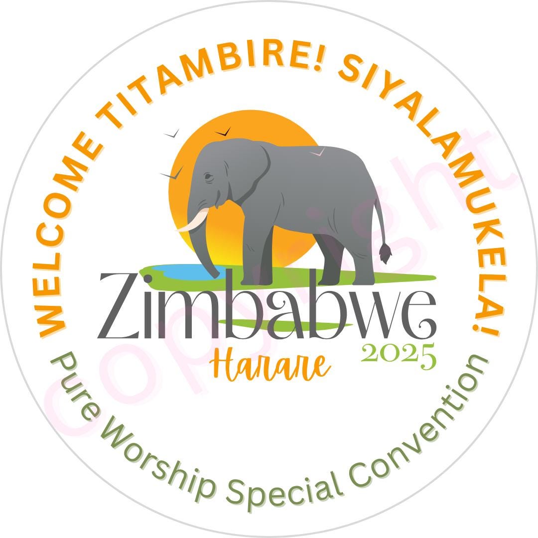 JW Zimbabwe Harare Special Convention 2025 2for1 Digital Design - Etsy