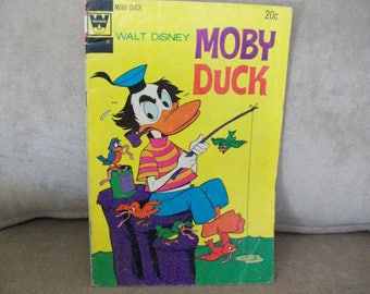 Vintage 1968 Walt Disney Moby Duck Comic Book Walt Disney Comic Books ...