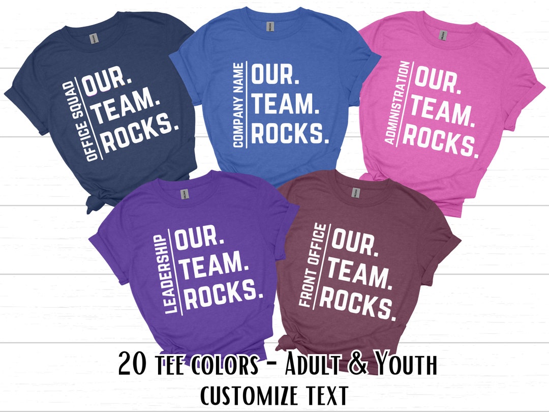 Custom Team Name Shirt, Company Work Team Shirts, Company Team, Teacher ...