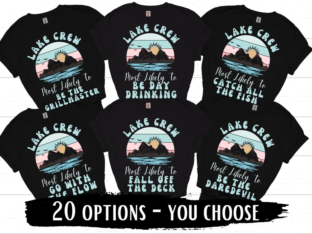 Family Lake Vacation Shirts, Funny Lake Shirts, Lake Crew, Lake Trip ...