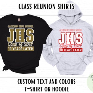 Custom Class Reunion Shirt, High School Reunion Shirts, College Reunion ...