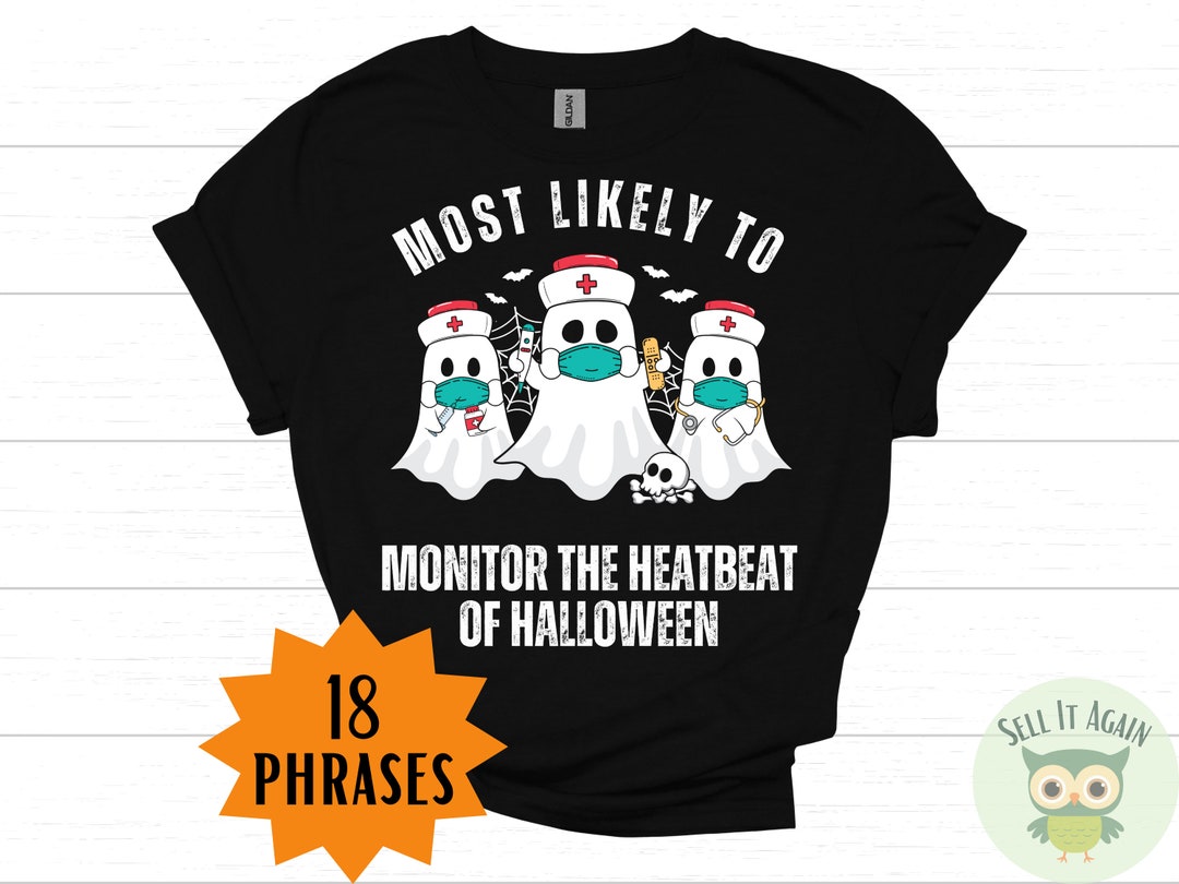 Group Halloween Nurse Shirts, Funny Nurse Halloween Shirts, Medical ...