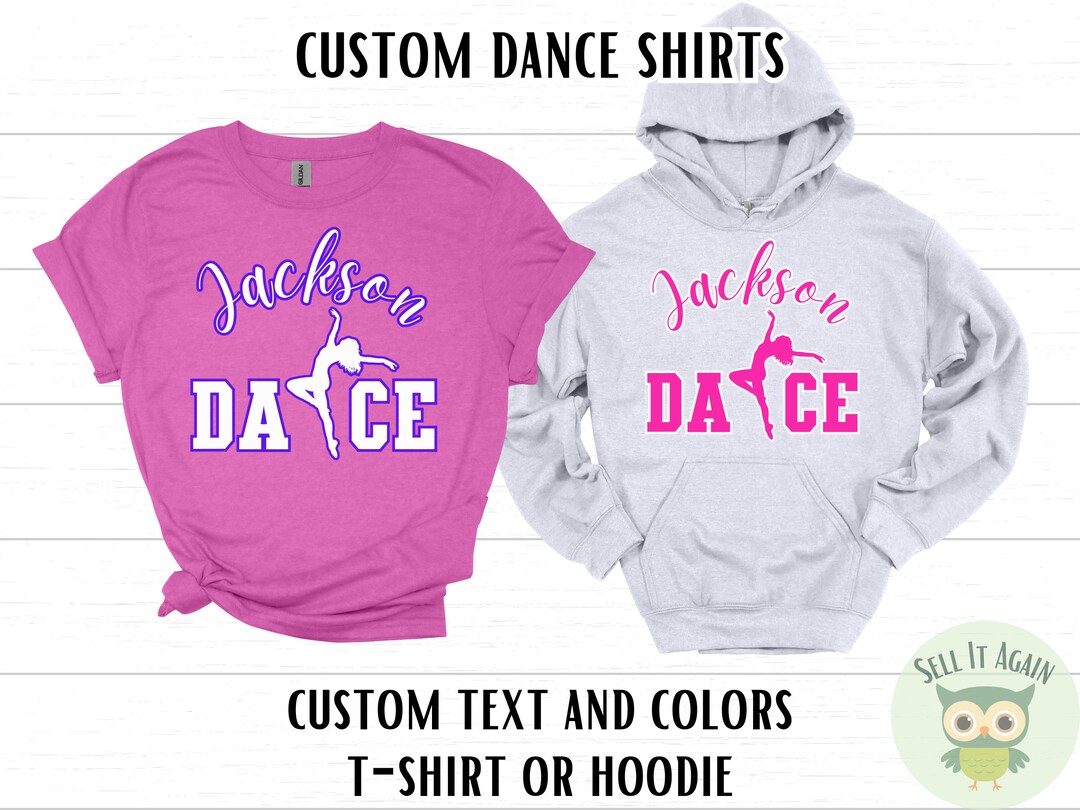 Custom Dance Team Shirts, Personalized High School Dance Shirts, Dance ...