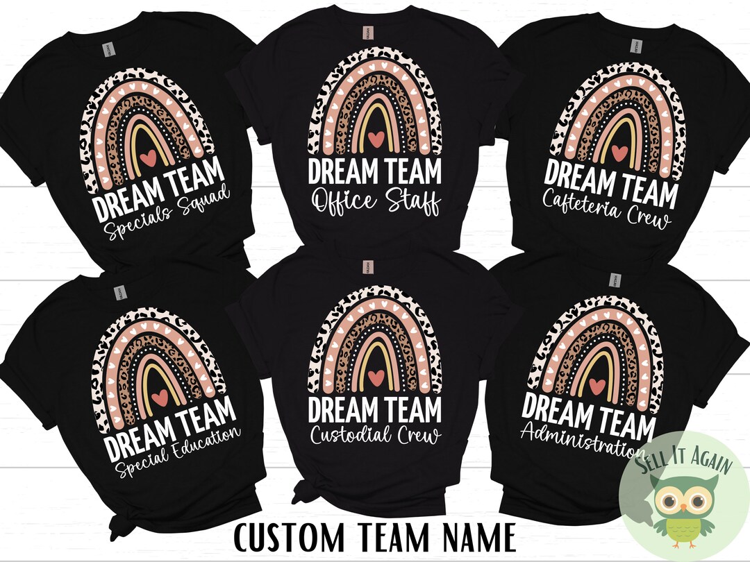 Custom Teacher Shirt, Teacher Team Shirt, Personalized School Staff ...