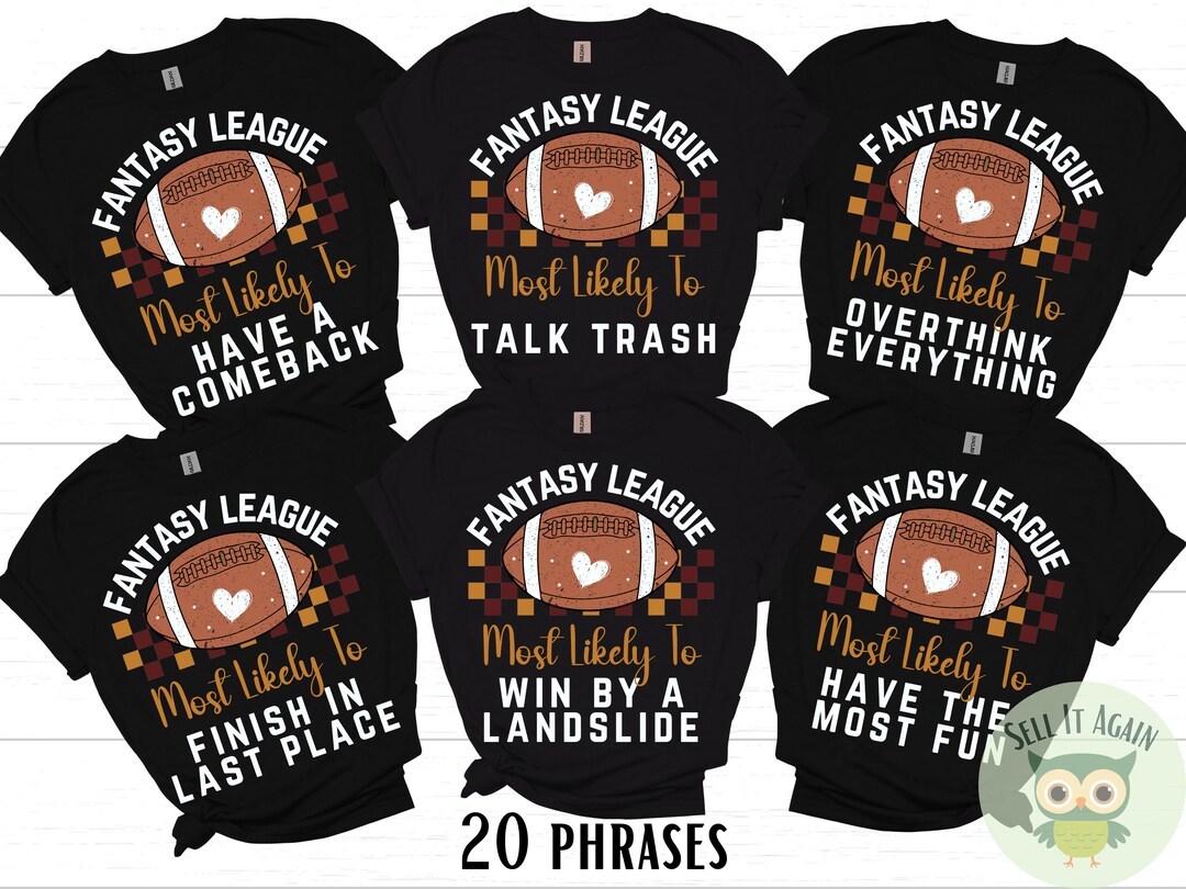 Funny Fantasy Football Shirt, Fantasy Football League Shirts, Funny ...