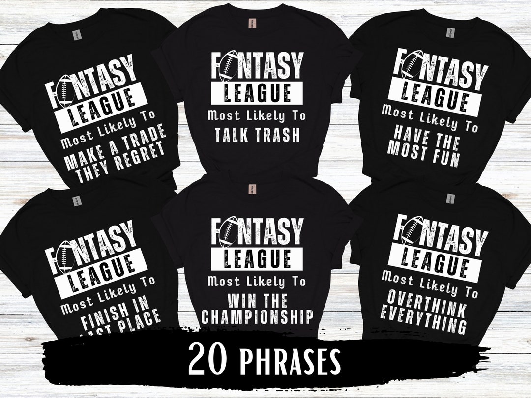 Fantasy Football League Shirts, Funny Fantasy Football Shirt, Funny ...