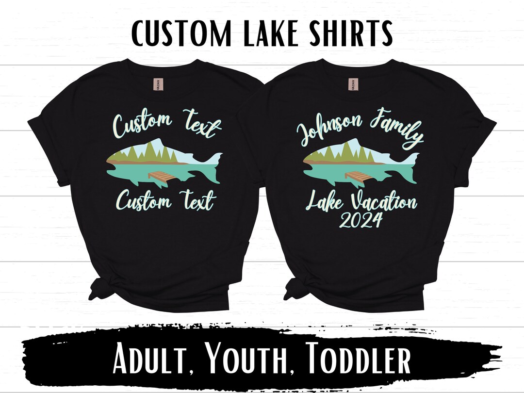 Matching Family Lake Vacation Shirts, Family Lake Shirts, Lake Crew, Custom Group Vacation Tees ...
