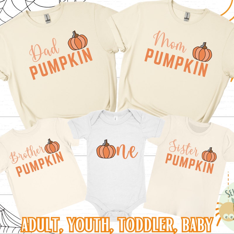Pumpkin Family Shirts - Etsy