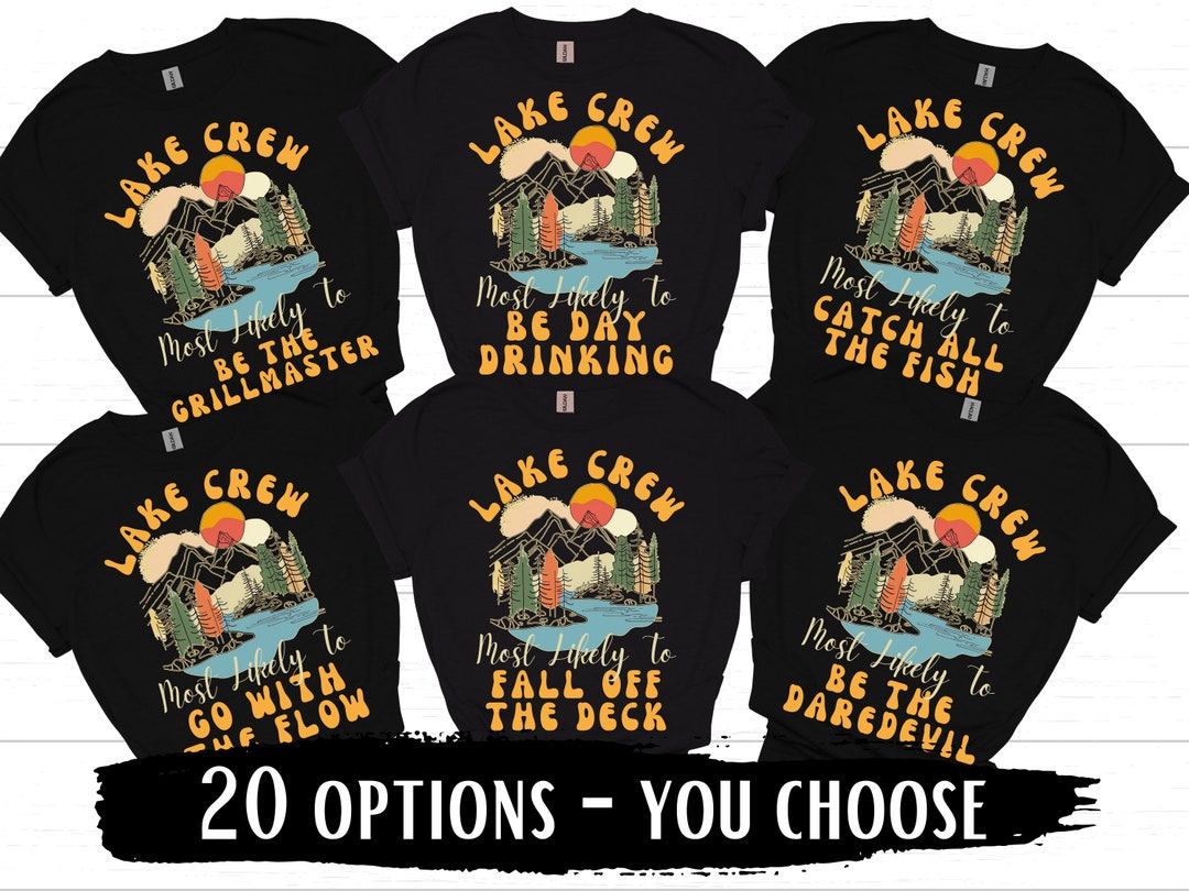 Family Lake Vacation Shirts, Funny Lake Shirts, Lake Crew, Lake Trip ...