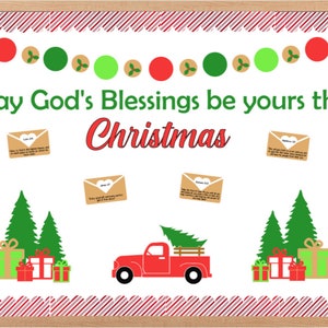 Teachers School Bulletin Board Cutouts DIY Kit "god's Blessings ...