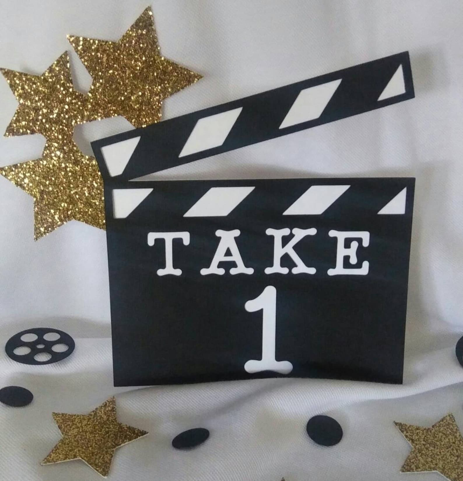 Hollywood Movie Star Cinema Clapboard Table Number Graduation - Etsy