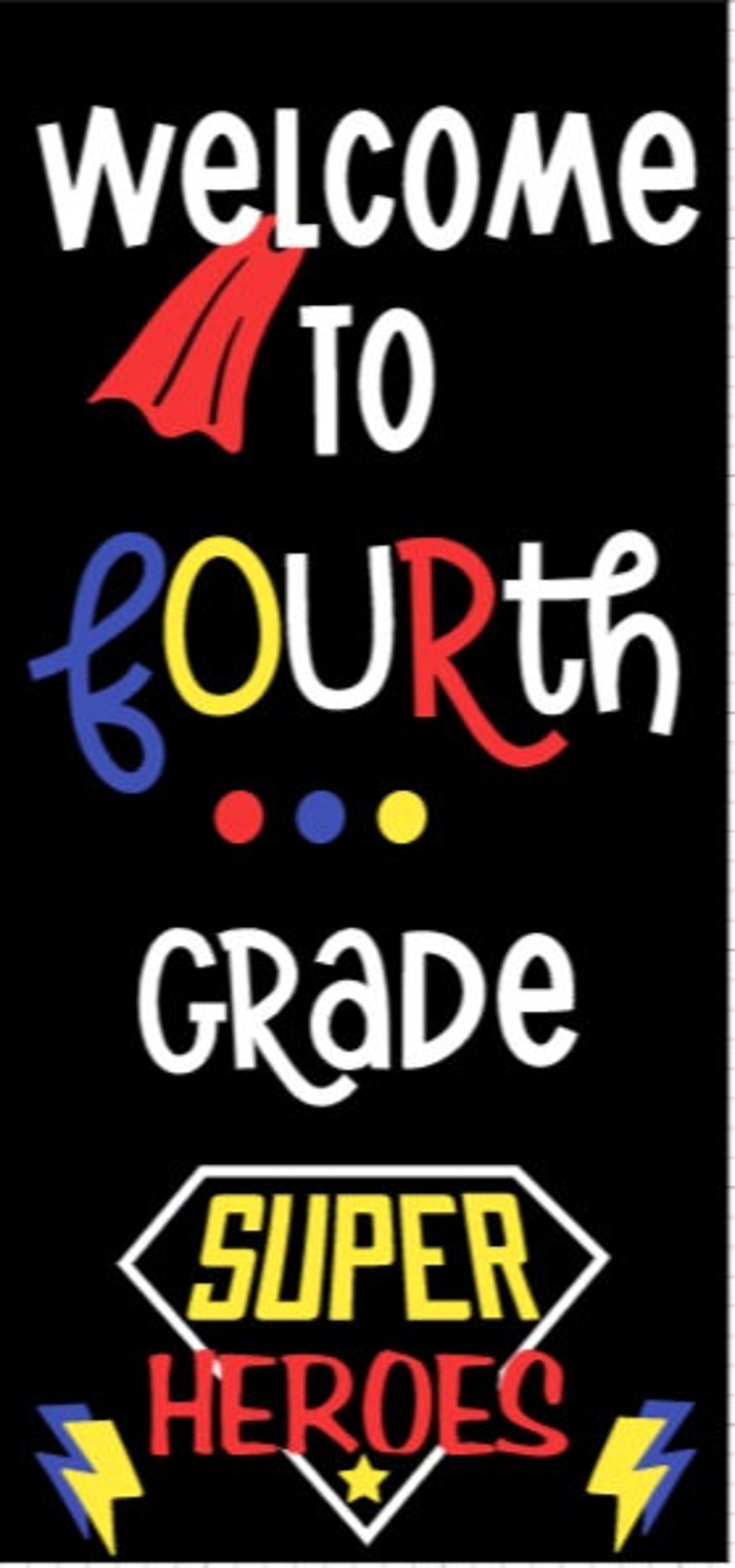 Teachers School Classroom Door Decoration Cutouts DIY Kit "welcome ...