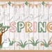 Teachers School Bulletin Board Cutouts DIY Kit "welcome Spring" | Back ...