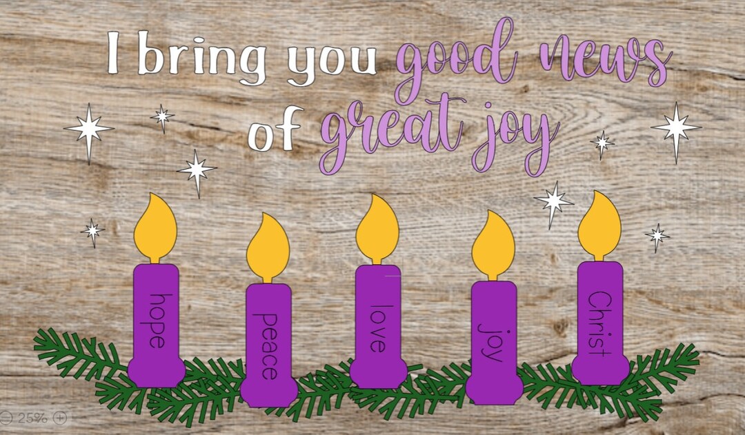 Teachers School Bulletin Board Cutouts DIY Kit "good News, Great Joy ...